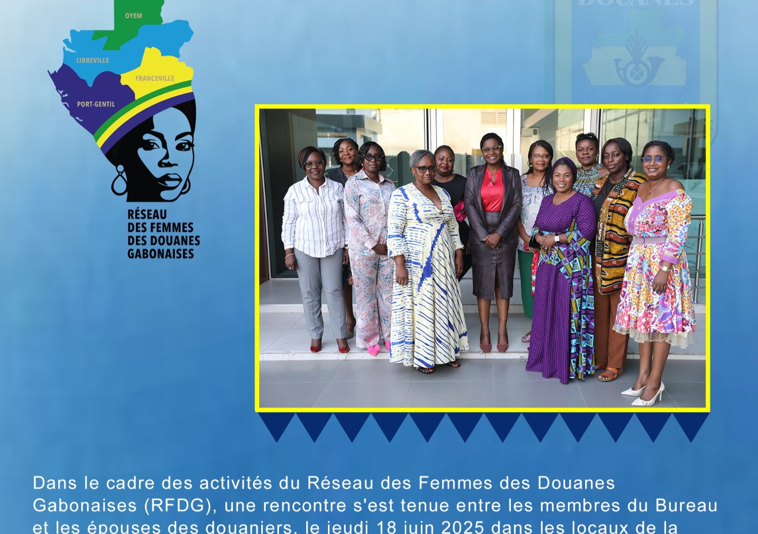 Réseau des femmes des Douanes Gabonaises - Actualités - Direction ...
